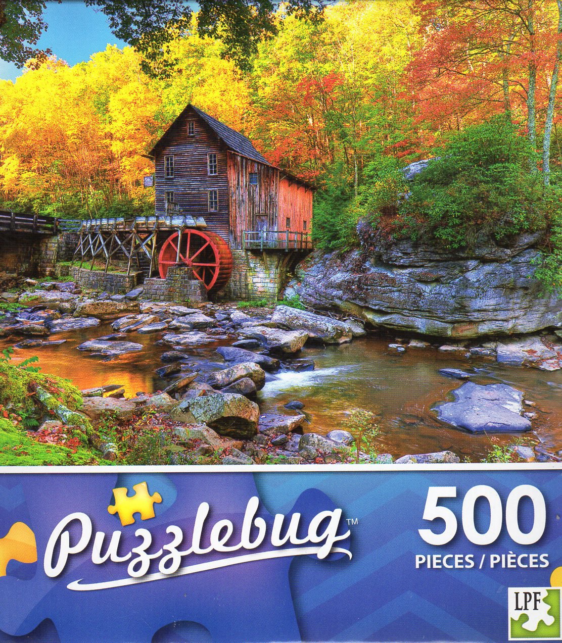 Old Grist Mill, West Virginia - Puzzlebug 500 Piece jigsaw Puzzle