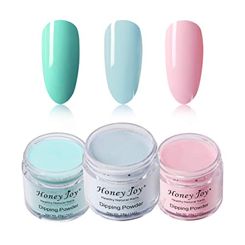 Honey Joy 3pcs 28g/Box Multi Colorful Dipping Powder Without Lamp Cure ...