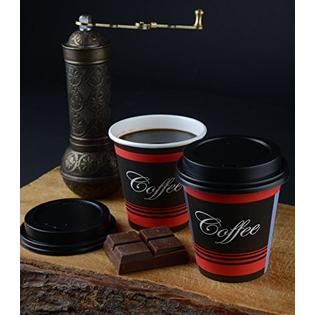 Ecoquality Ecoquality Durable Disposable Paper Cups And Dome Lids For Hot