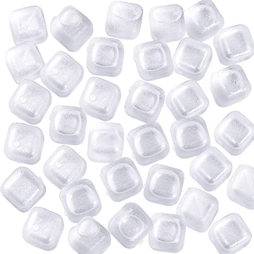 solid white ice cube