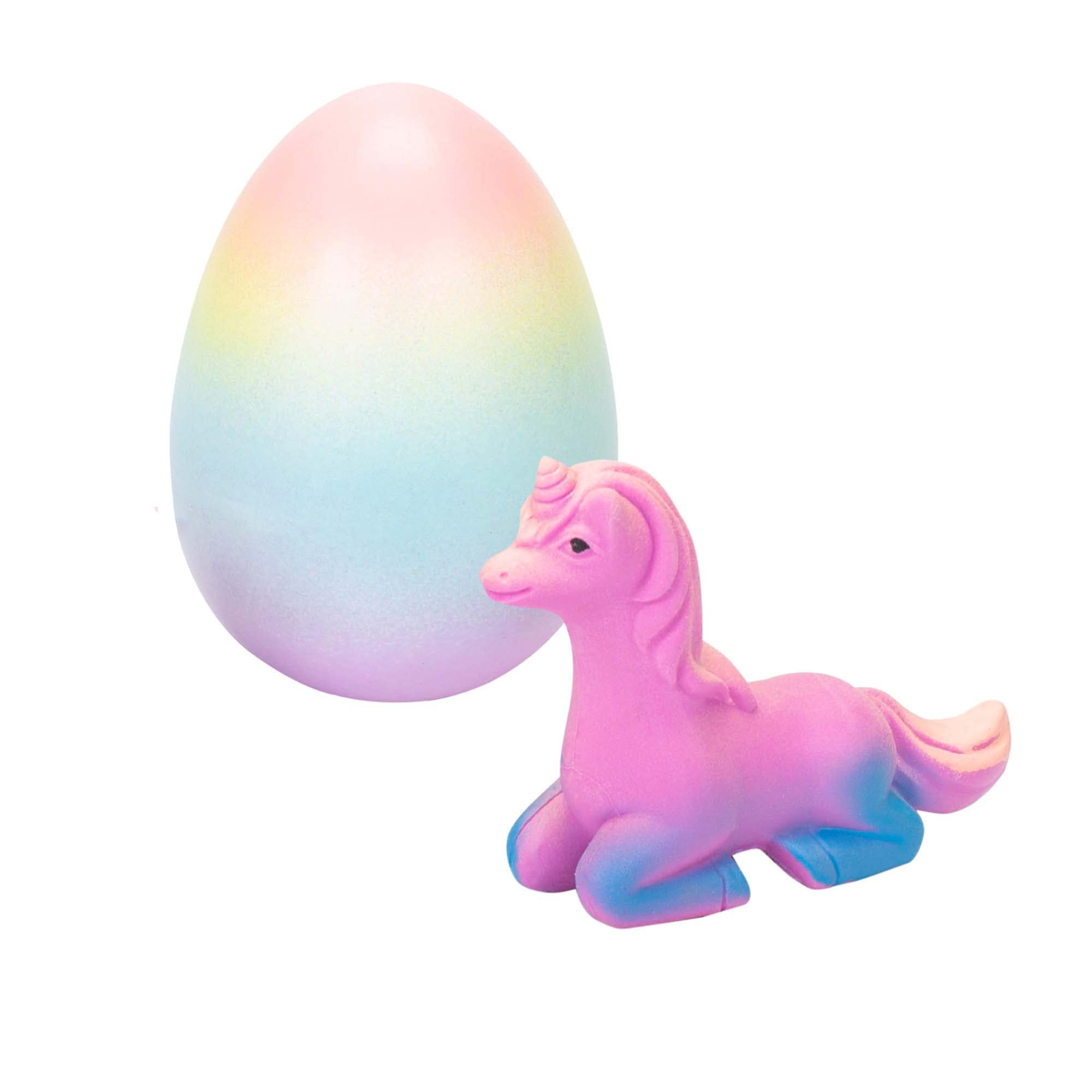 Class Collections Large growing Unicorn Hatch Egg with Rainbow Shell Kids Novelty Toy- Single