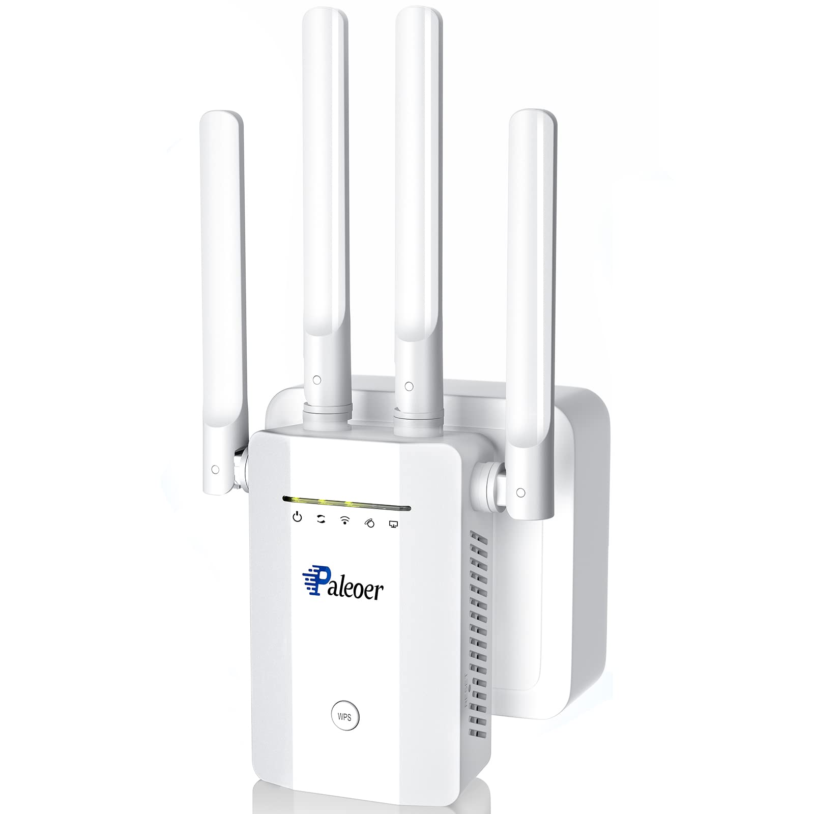 paleoer 1 2022 WiFi Extender Signal Booster Long Range coverage to 8600sqft and 40+ Devices ...