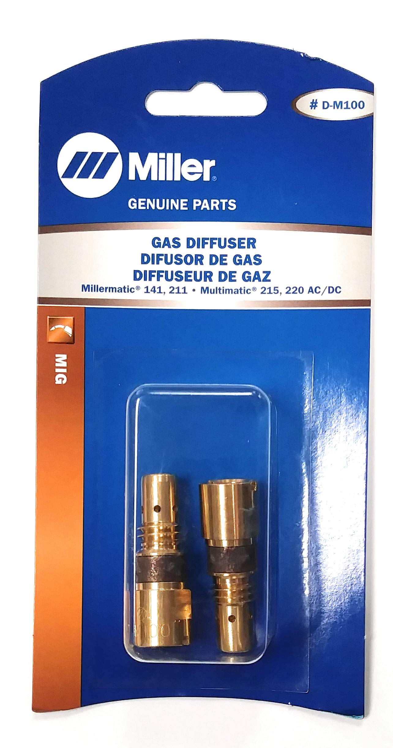 Miller Electric Mfg Miller gas Diffuser for MIg Welding gun, part no D ...