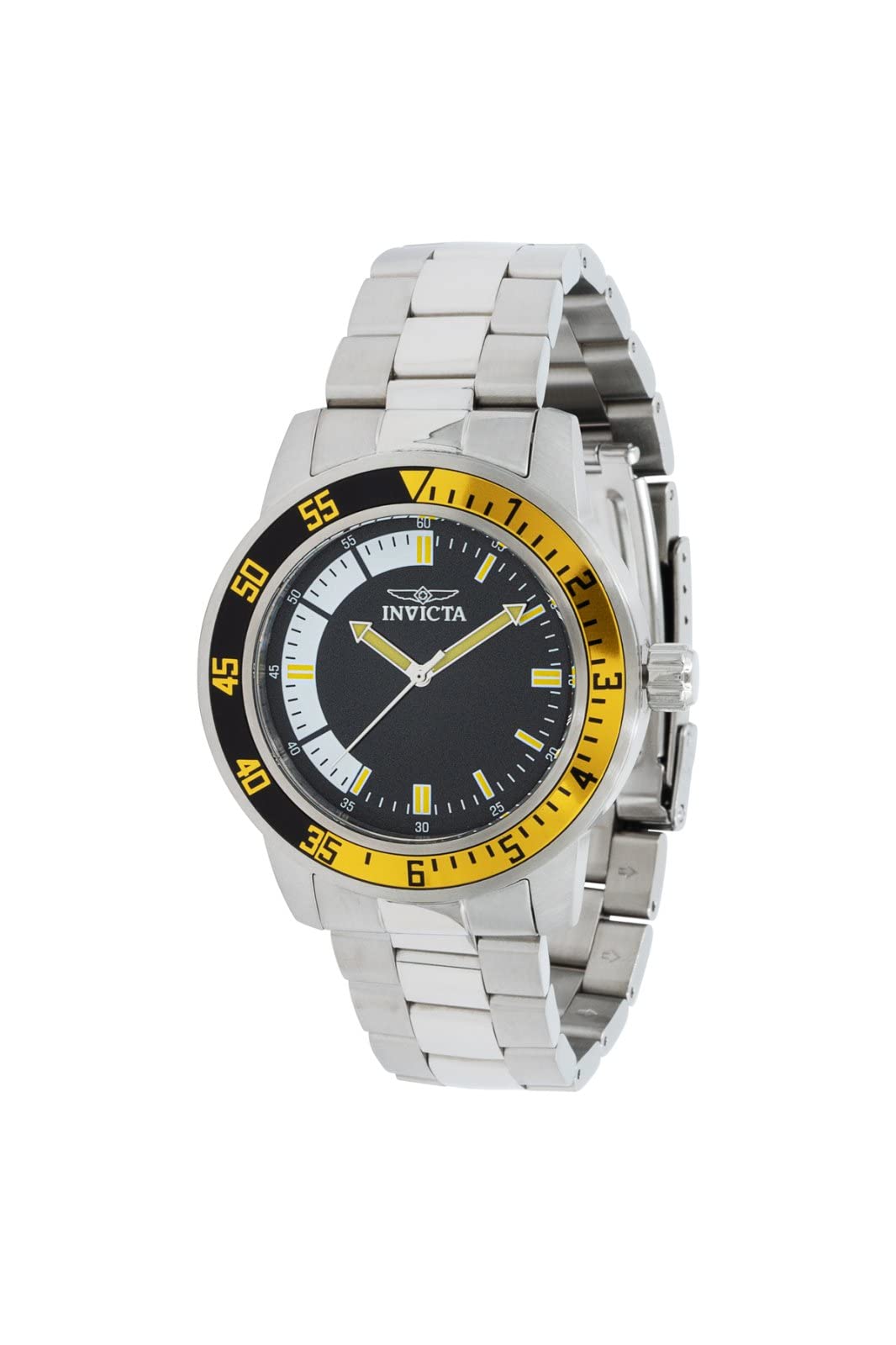 Invicta Mens Specialty 45mm Stainless Steel Quartz Watch, Silver (Model ...