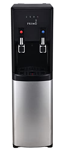 Primo Bottom Loading Water Dispenser, Black And Stainless Steel, Hot ...