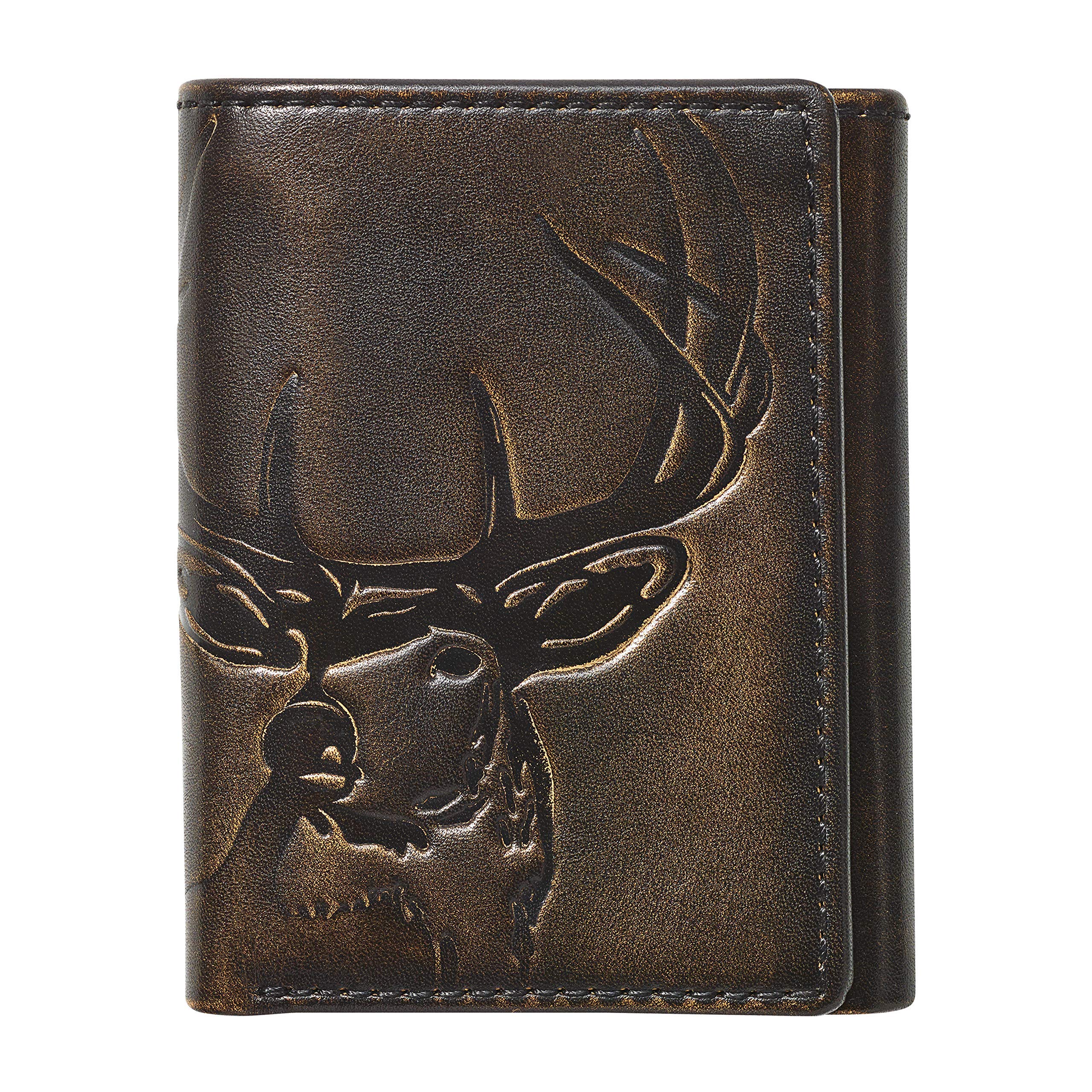 House of Jack Co HoJ co DEER Trifold Full grain Leather With Hand ...