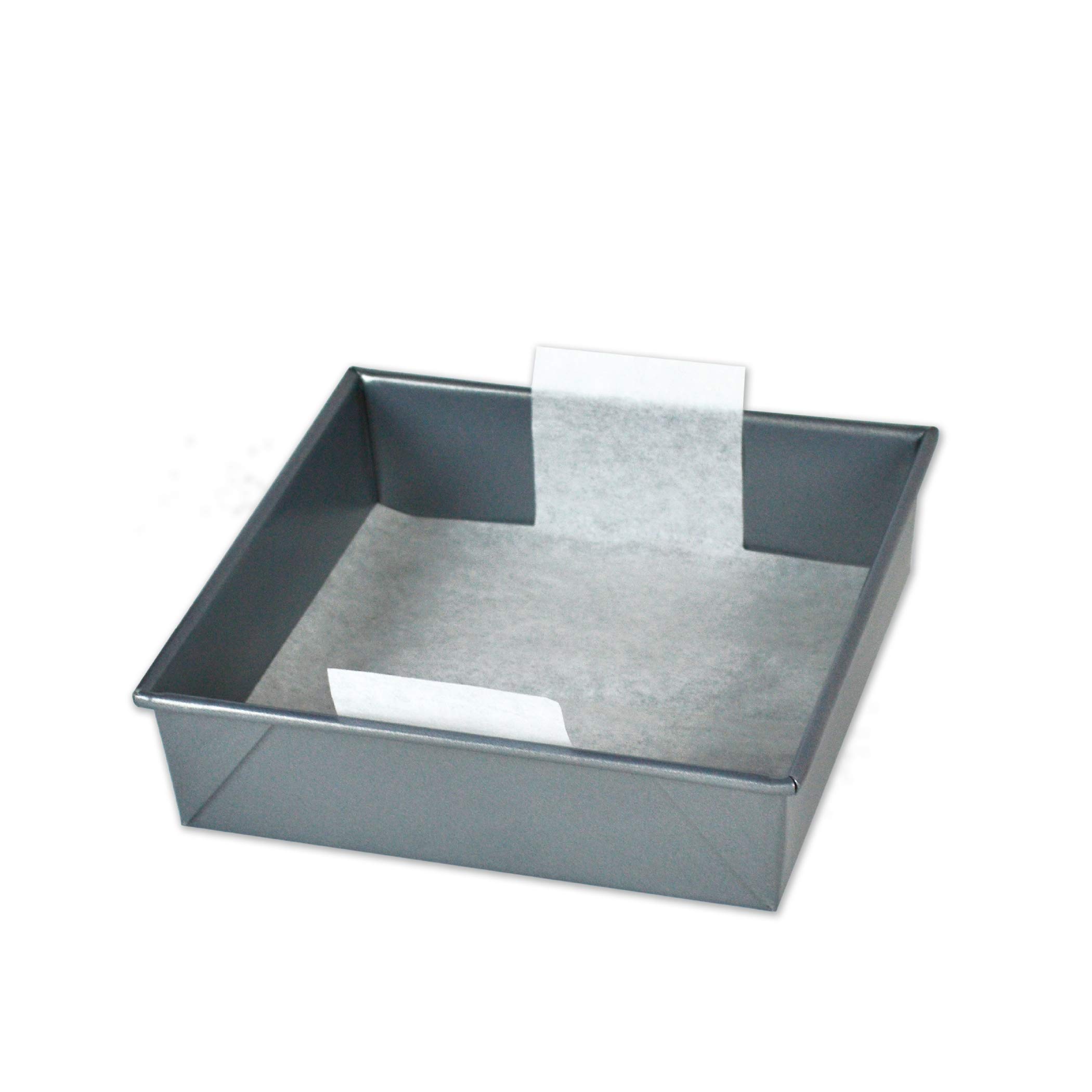 The Smart Baker - Perfect Parchment Paper - 8 inch Square cake Pan ...