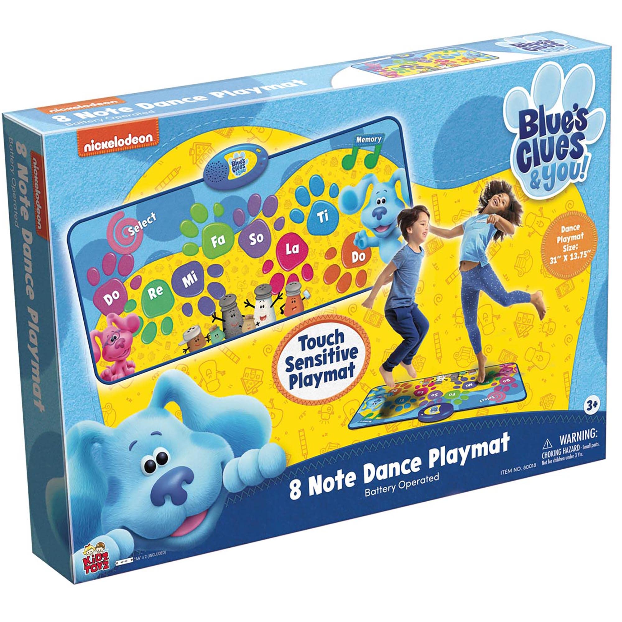 Blues Clues & You Blues clues and You: 8 Note Dance Playmat - Includes ...