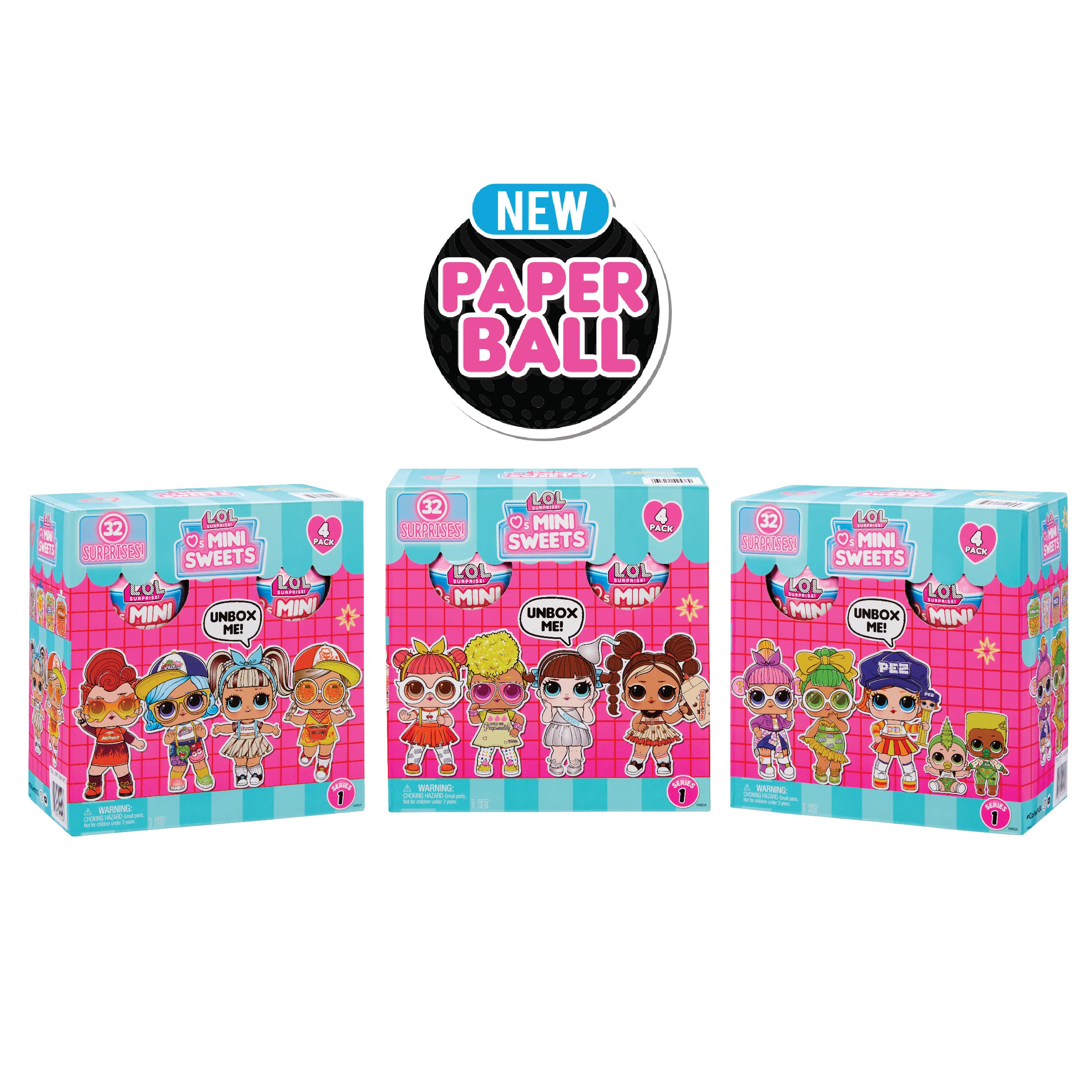 L.O.L. Surprise Lol Surprise Loves Mini Sweets Dolls 4-Pack #1 Jolly ...
