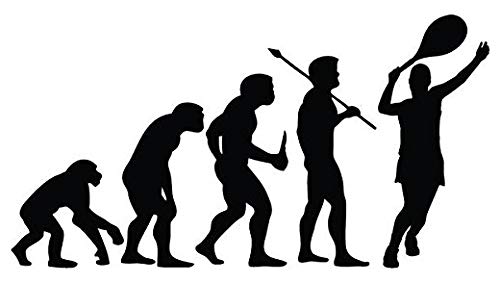 Win Stickers & Decal Women Tennis Evolution - Sticker graphic - Auto ...