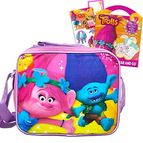 Trolls World Tour Dreamworks Trolls Lunch Box Bundle ~ Trolls Lunch Bag ...
