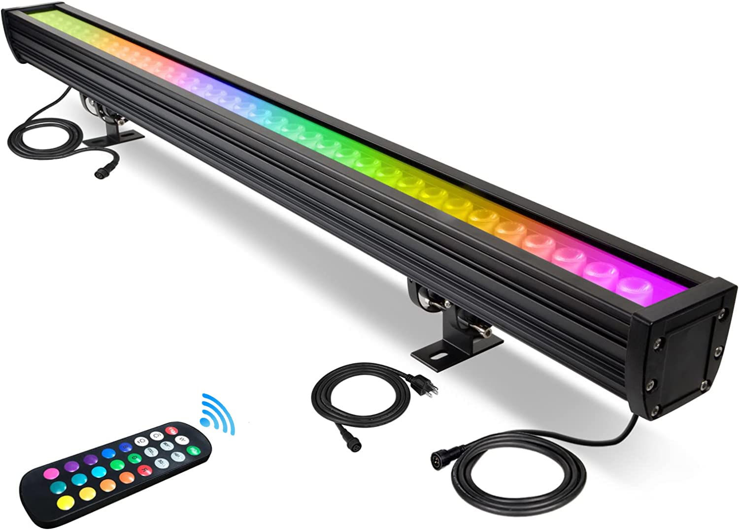 Landscapestation 144W Linkable LED Wall Washer Light, RgBW 5000K color ...