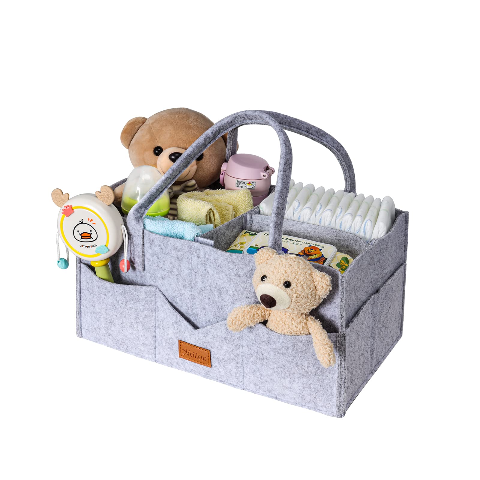 Meilleur Baby Diaper caddy Organizer: Large Diaper caddy for Baby girl ...