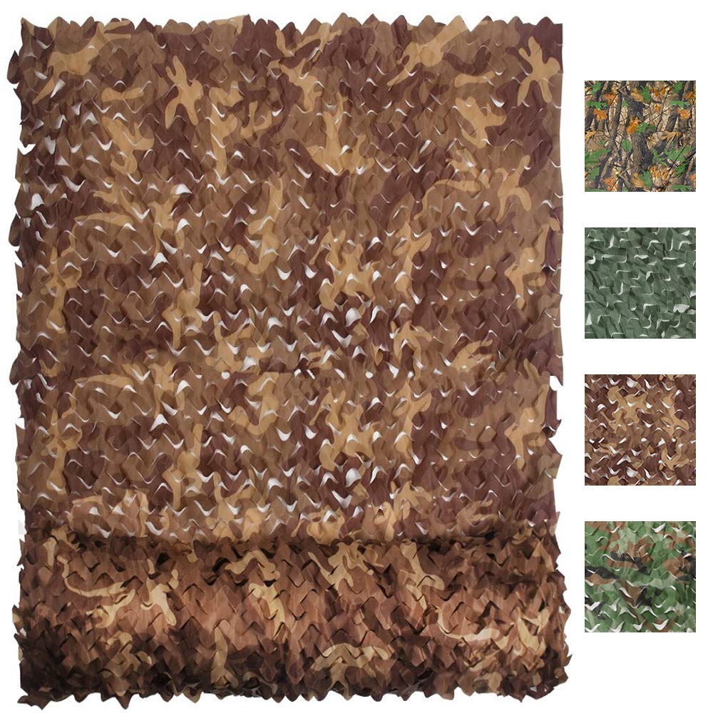 Flyego Camo Netting Camouflage Netting, Bulk Roll Mesh Nets Camouflage ...