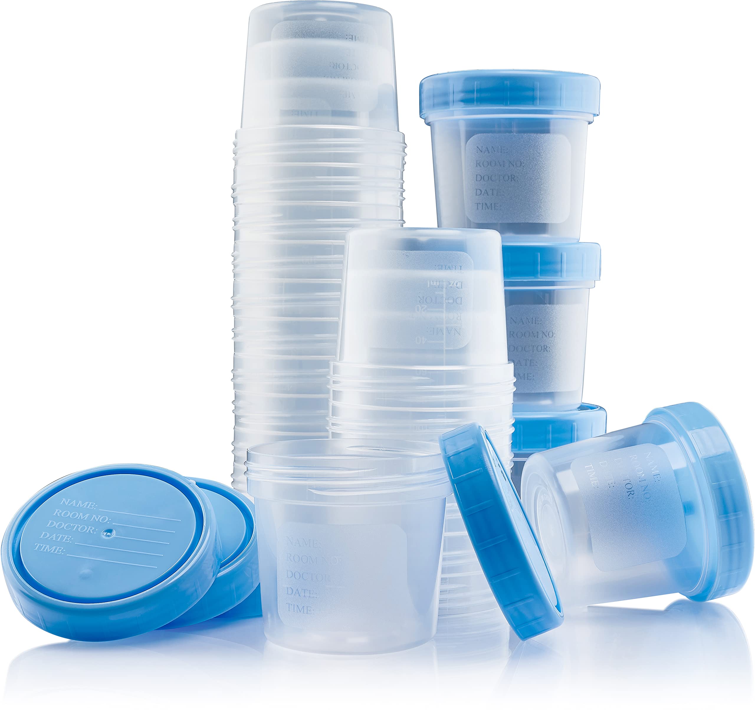 Caremax Supply Specimen Cups With Lids-Leak Proof Lid- High Quality ...