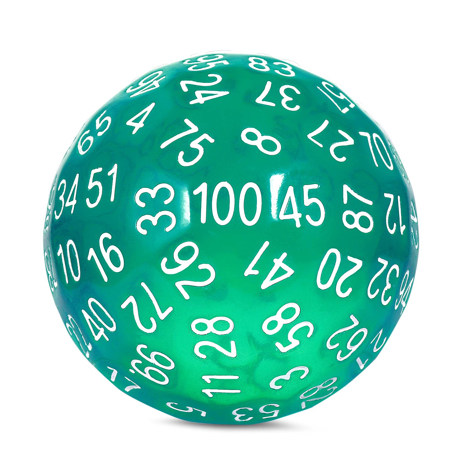 DNDND Green D100 Dice Dndnd 100 Sided Die With Translucent Pouch For ...