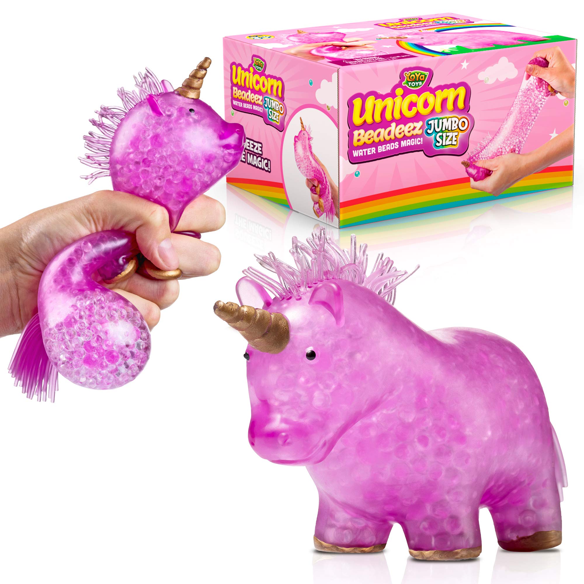 Yoya Toys Jumbo Unicorn Squishy Stress Balls Toy Anxiety Relief ...