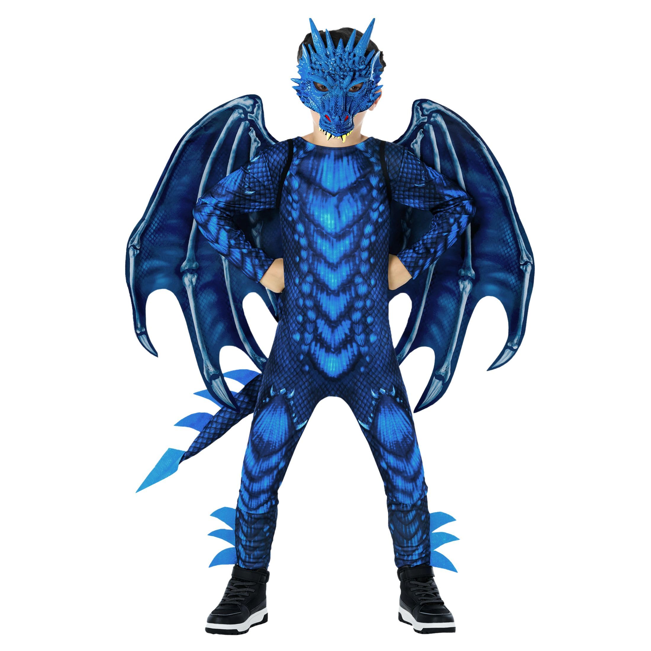 Morph Blue Dragon Costume Kids Dragon Costumes For Boys Halloween ...