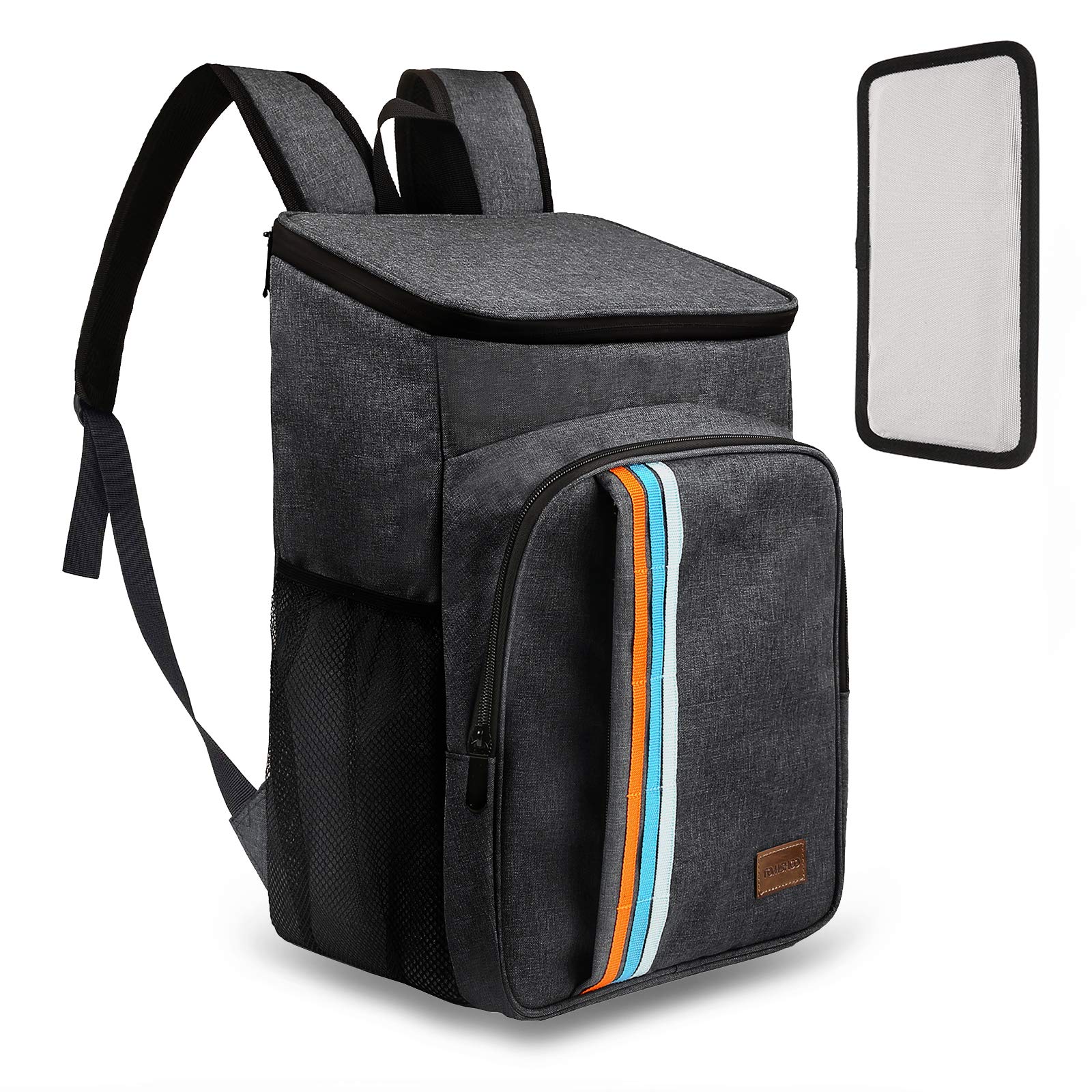 TOMSHOO 30L Cooler Backpack, Picnic Backpack for 2-4 Persons with PE ...