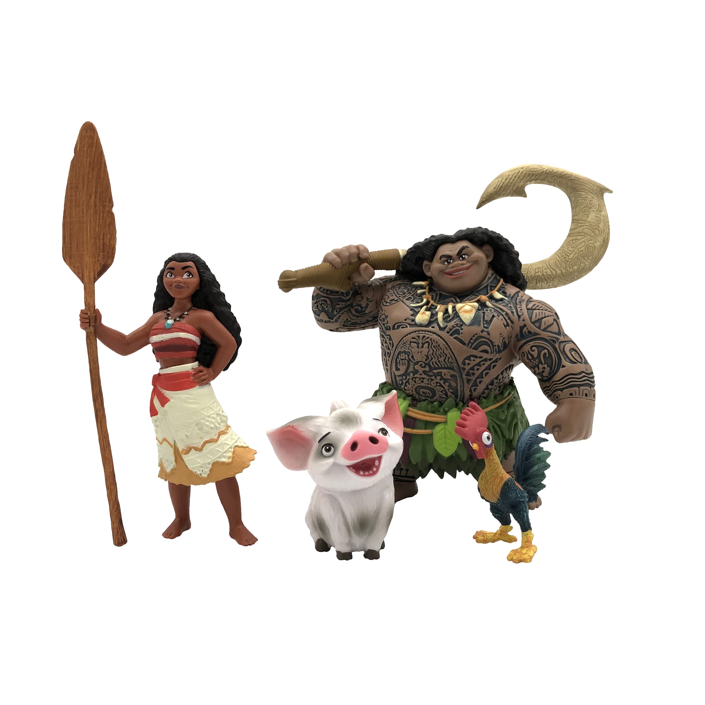 Bullyland 13261 - Walt Disney Moana figure set with Moana, Demigod Maui ...