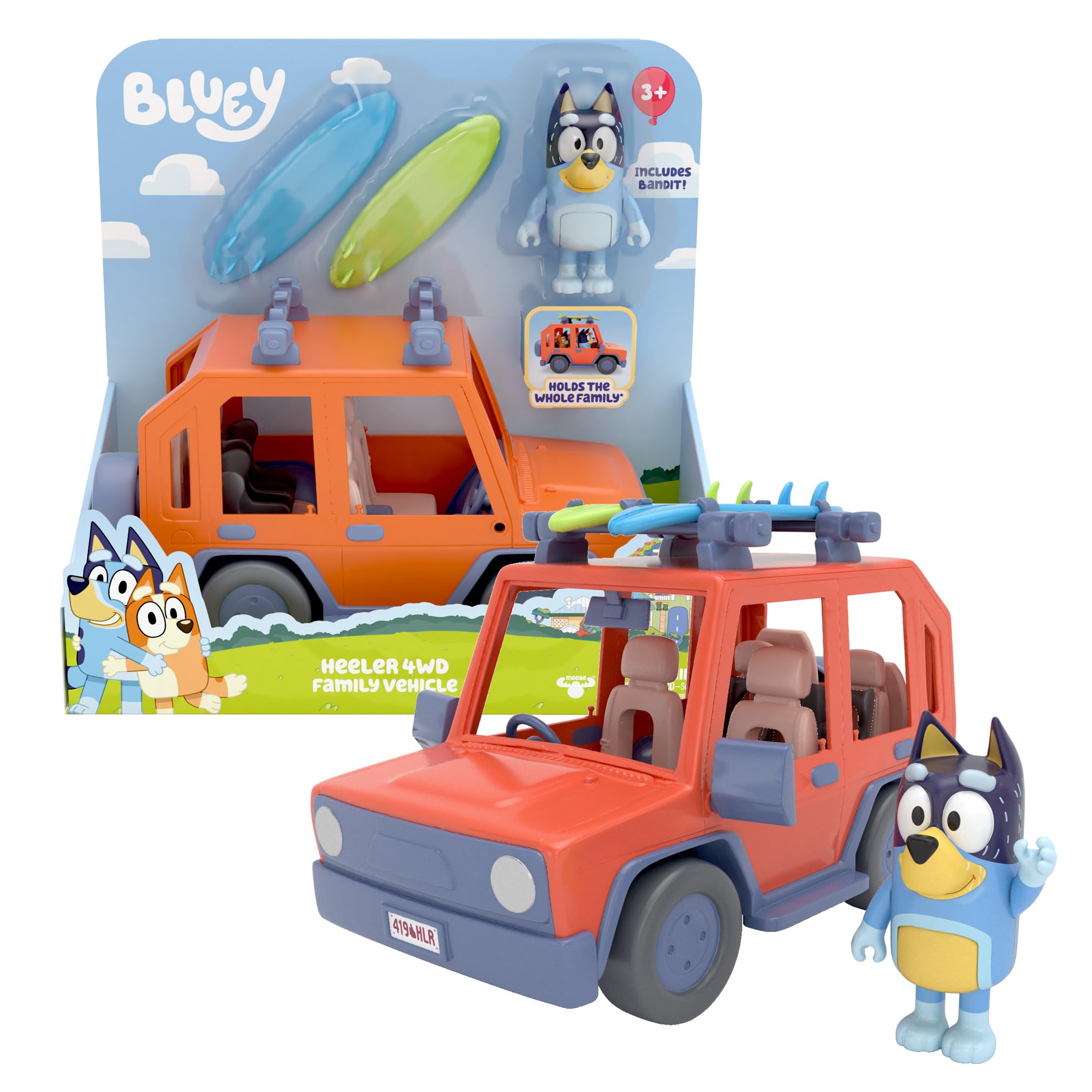 Giochi Preziosi Bluey BLY03000 BLY03000 4X4 Family Off-Road Vehicle ...
