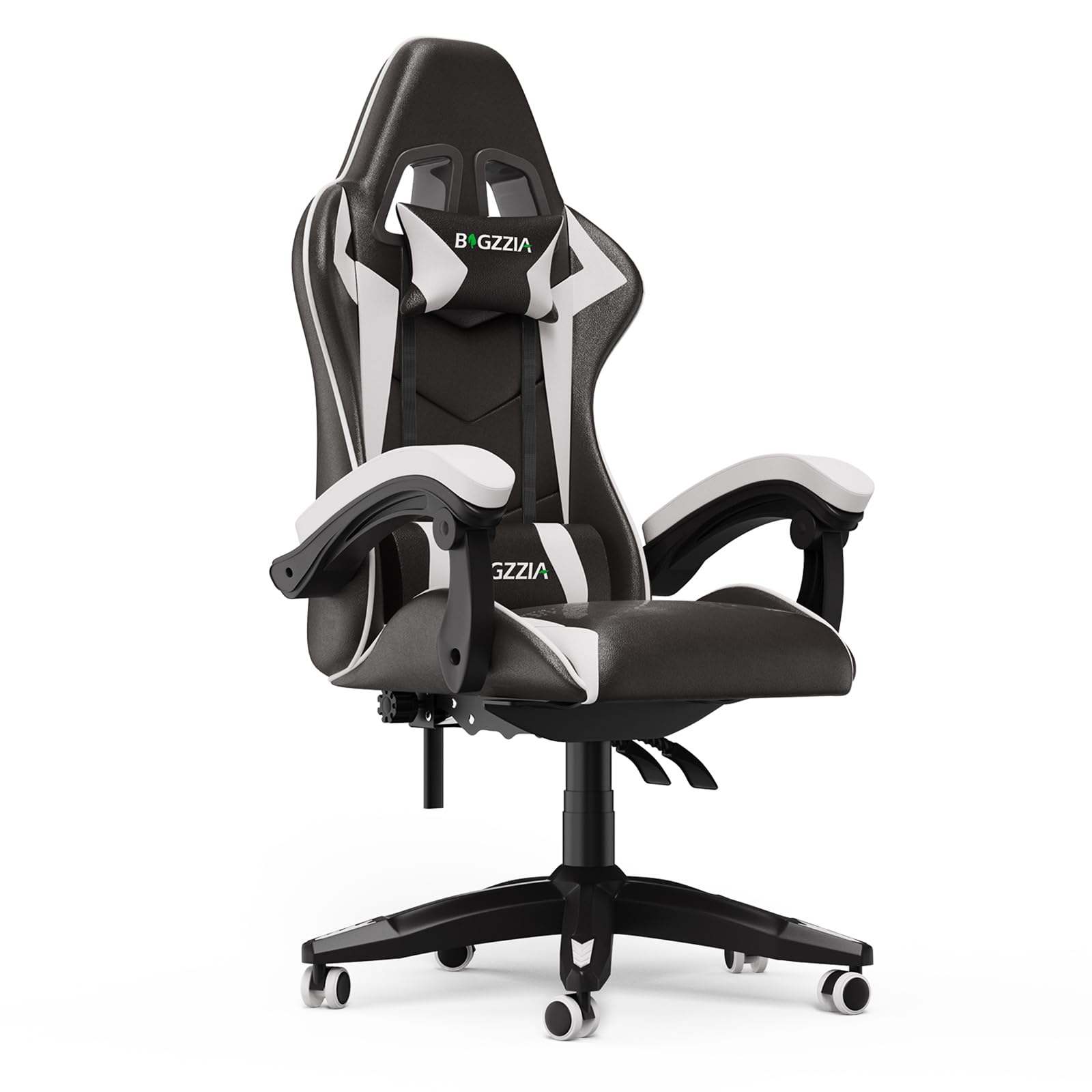 Bigzzia gaming chair Office chair Reclining High Back Leather ...