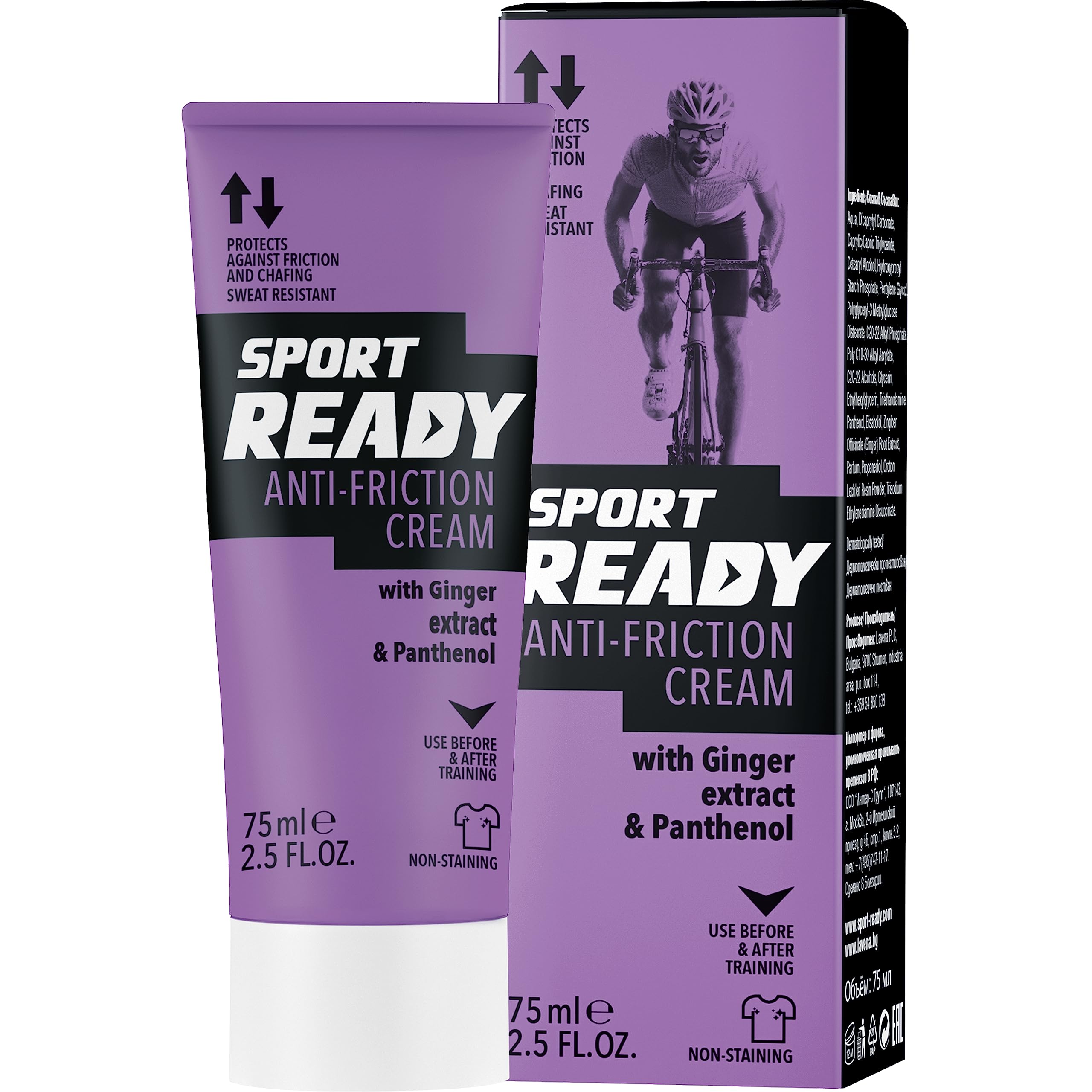 SPORT READY Anti-Friction Cream - Protects against friction and chafing ...