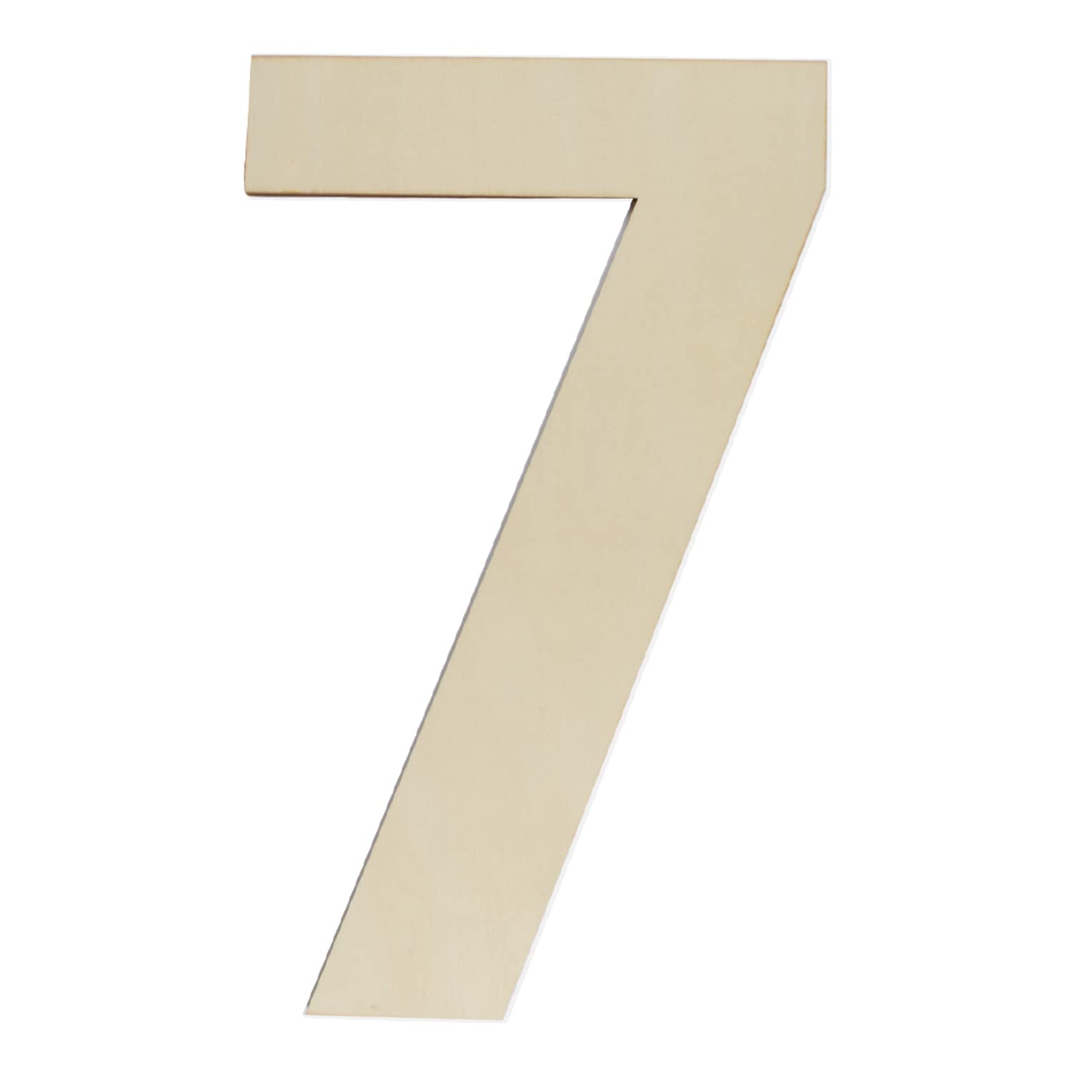 Hongma Wooden Numbers 12 Inch, Large Wooden Number 7 Shapes cutouts Big ...
