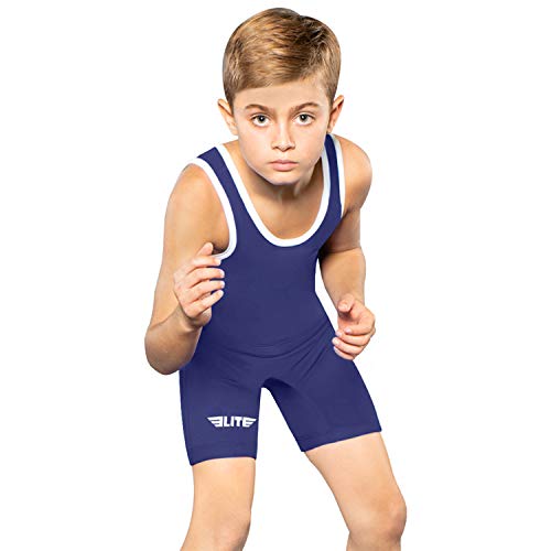 Elite Sports Kids Wrestling Youth Singlet, Standard Boys Wrestling ...