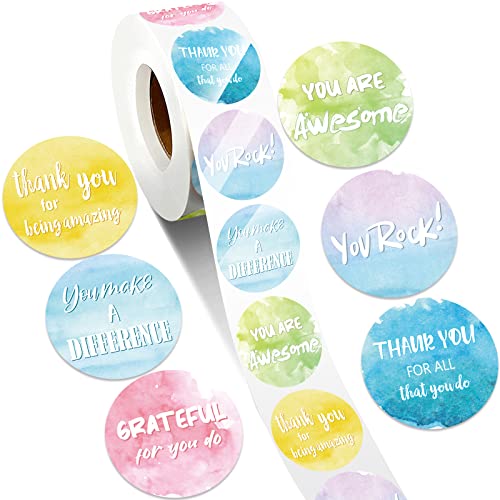 Zonon 1000 Pcs Kudos Appreciation Stickers Retro You are Awesome Thank ...
