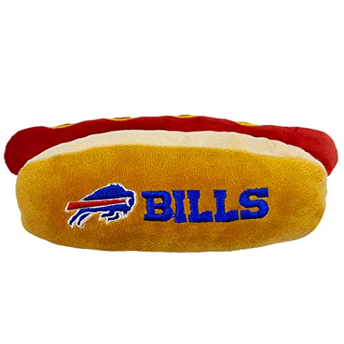Pets First NFL Buffalo Bills HOT Dog Plush Dog cAT Squeak Toy - cutest ...