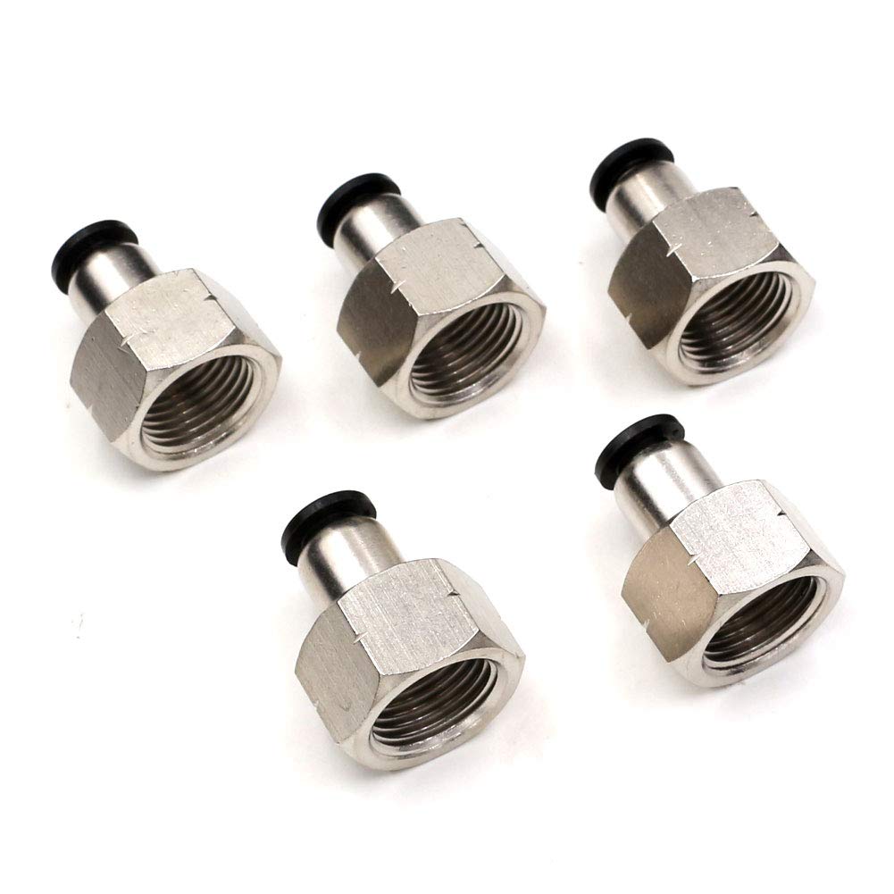 CEKER 3/8 NPT Air Lines Fittings 1/4 OD Tubing Push Connect Air ...