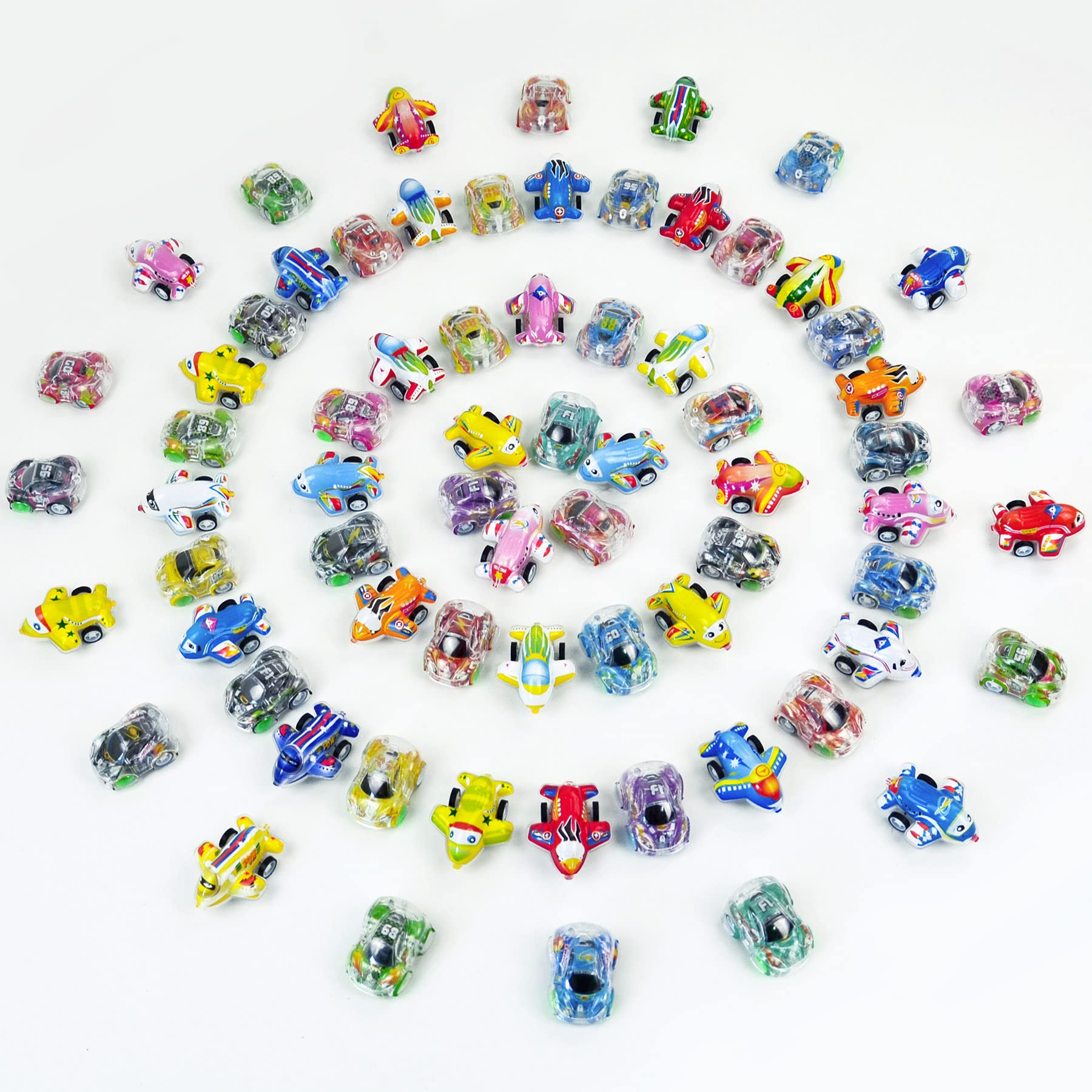 Vileafy 70 Bulk Mini Cars and Planes for Kids 4-8 Years Old, Mini ...