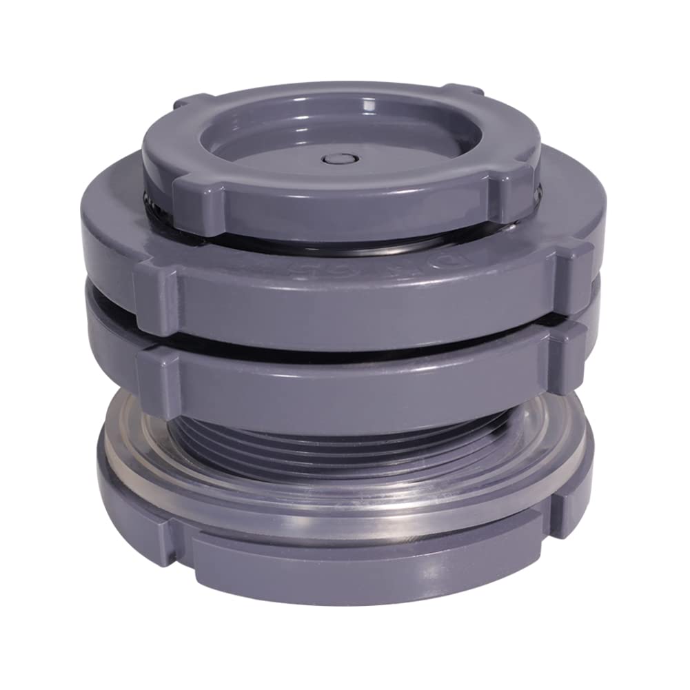 QuQuyi 3 Inch PVc Bulkhead Water Tank connector Adapter Fitting with ...
