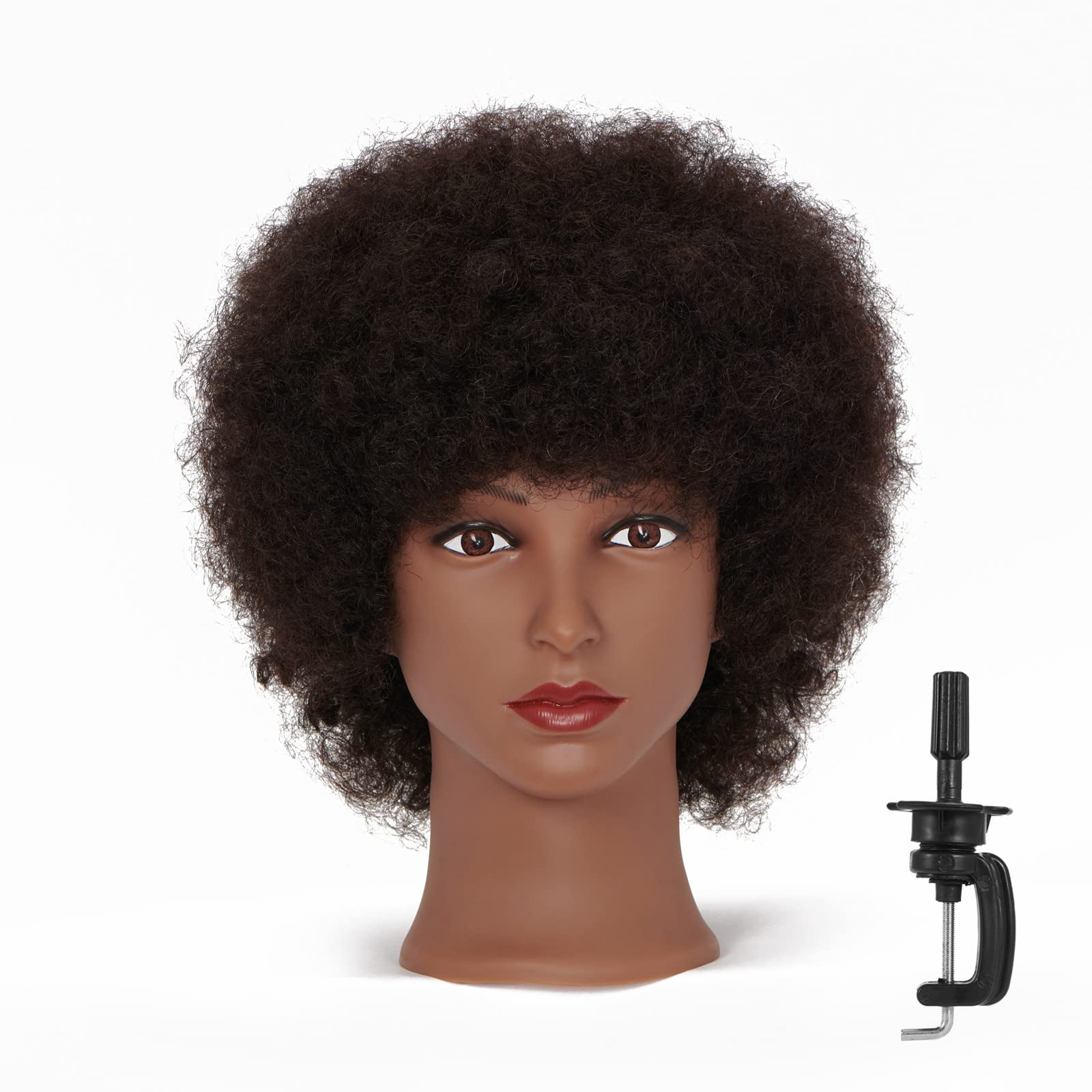 Hairingrid Mannequin Head African American with 100% Human Hair ...