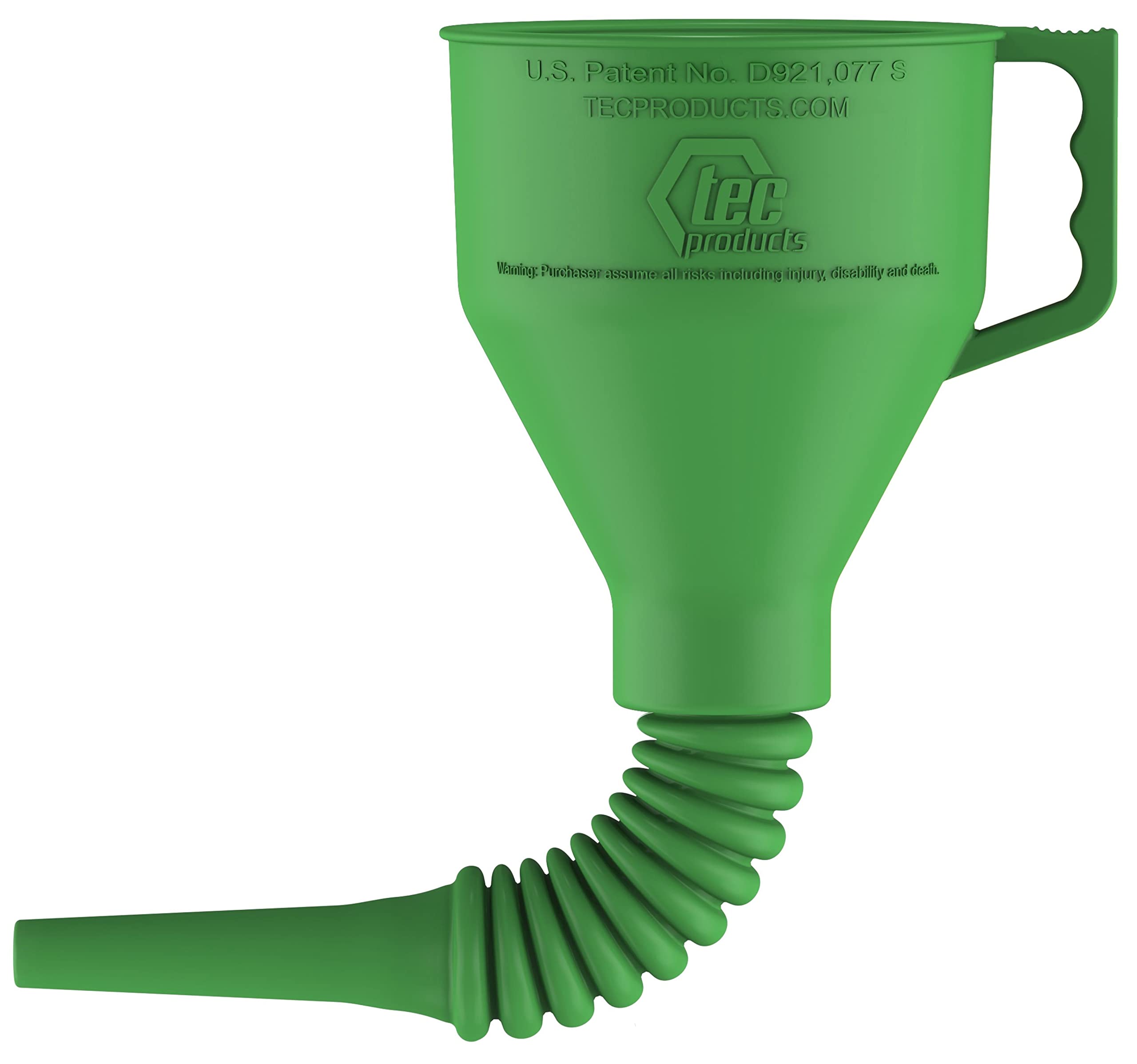 TEC PRODUCTS FlexAll Funnel - Flexible Rubber Funnel with Handle ...