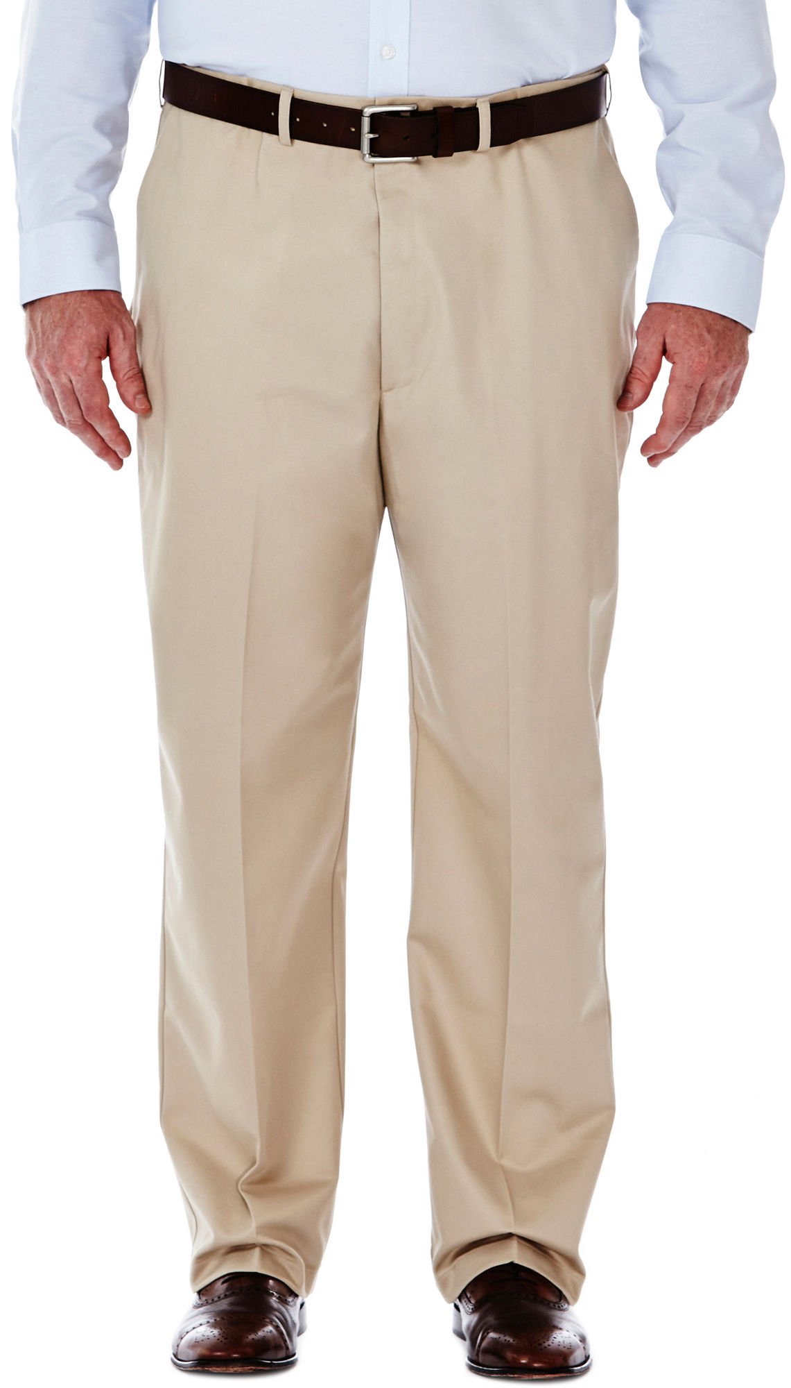 Haggar Mens Work To Weekend No Iron Flat Front Pant Reg And Big Tall Sizes