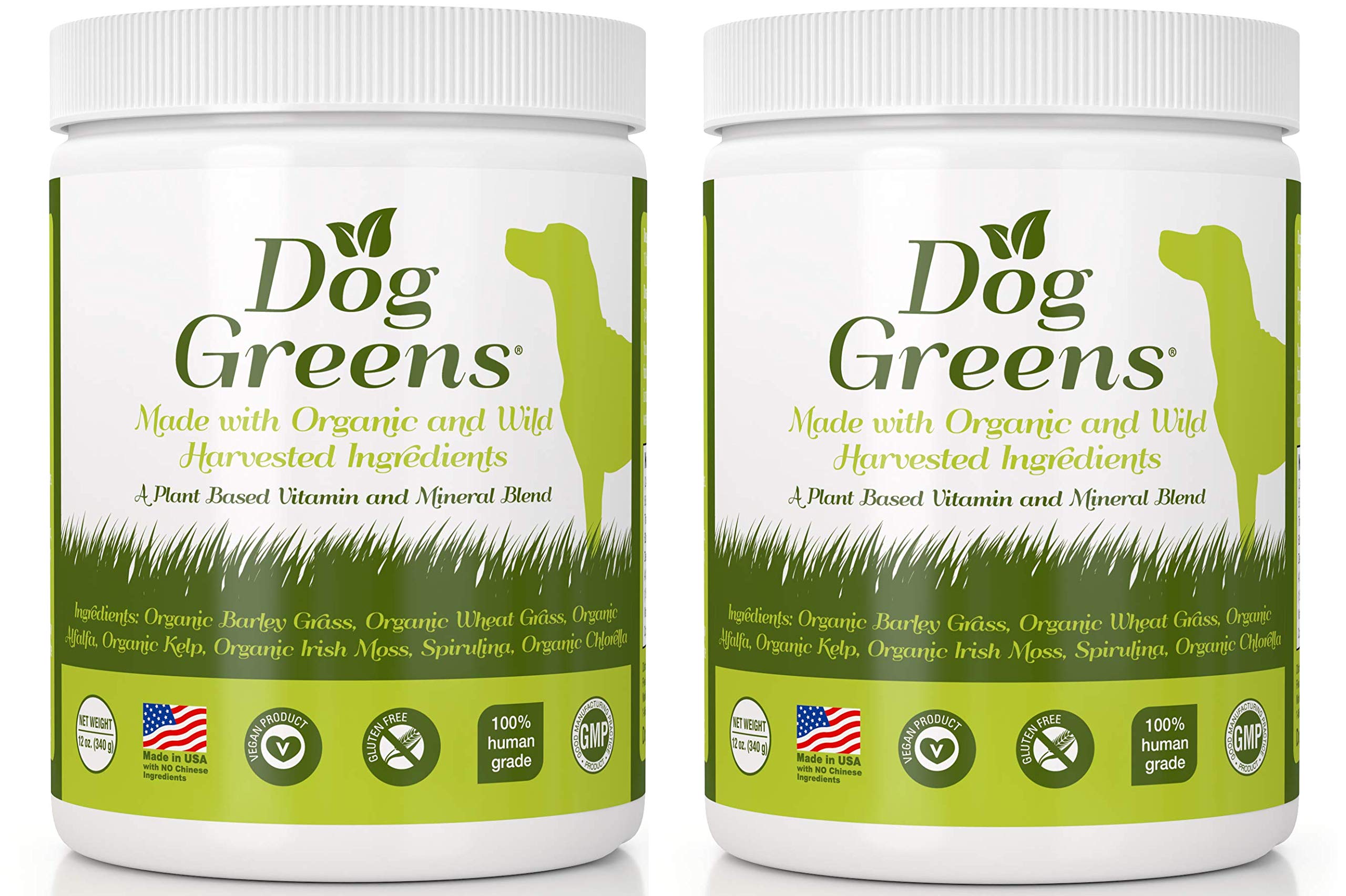 Dog Greens Organic Dog Multivitamin Supplement (12 oz) Dog greens ...