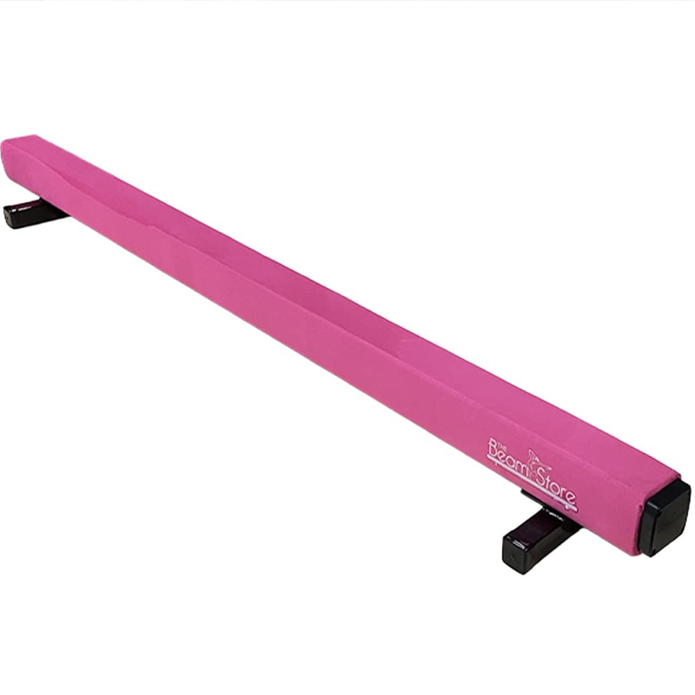 The Beam Store 8ft Pro Series Training Balance Beam, Pink (PINK8ELITE)
