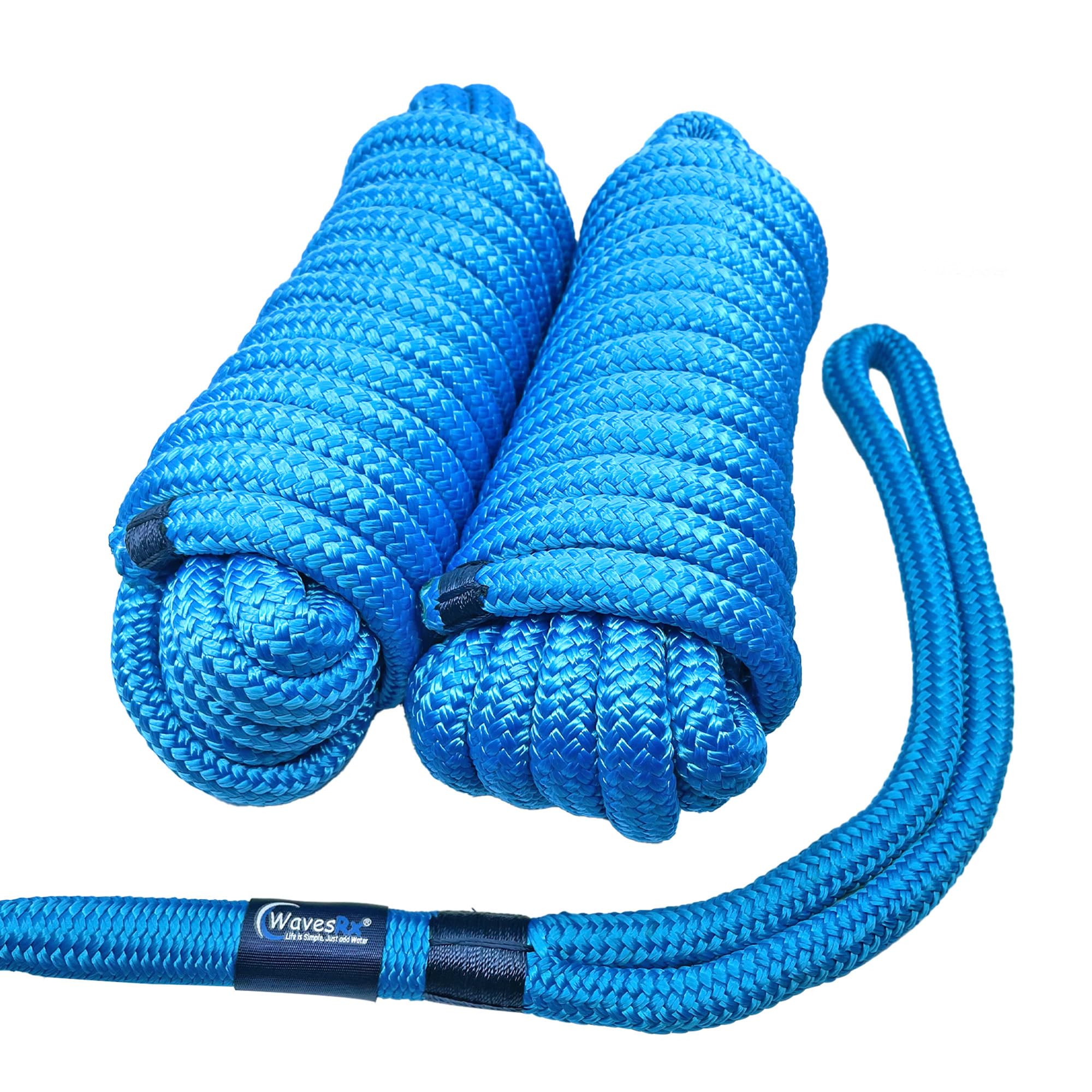 Marine Docking Lines Dock Lines Boat Ropes - 15FT Double Braided ...