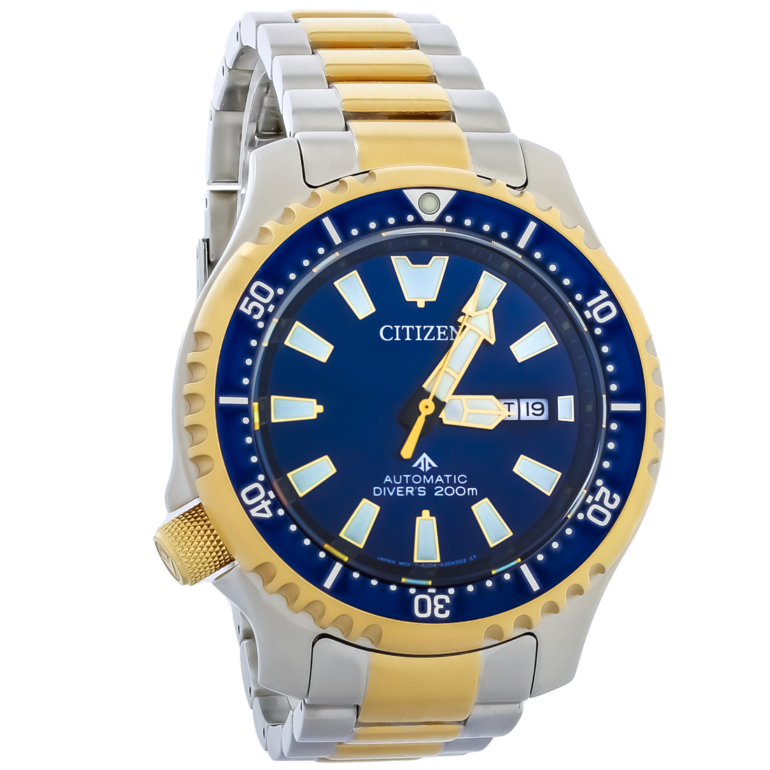 Citizen Promaster Diver Mens Two-Tone Stainless Steel Automatic Watch ...