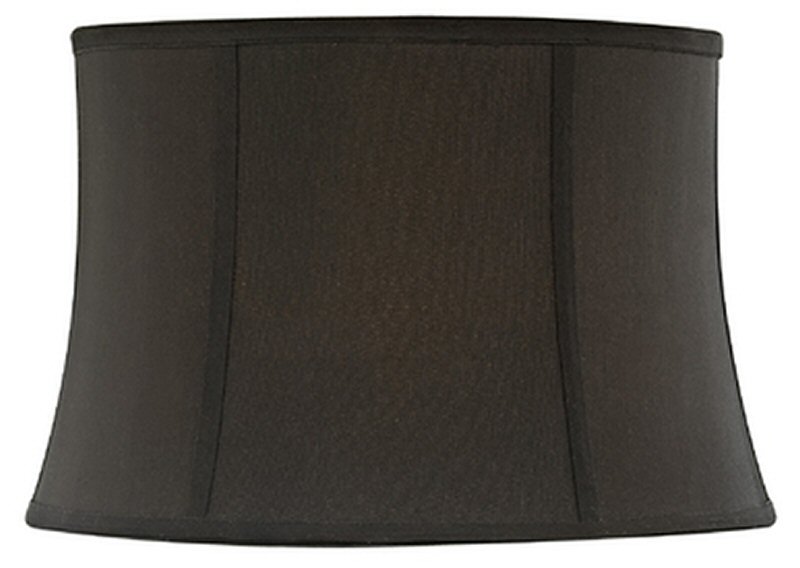 Dolan Designs 13x15x10 Full Size Black Round Bell Softback Shade