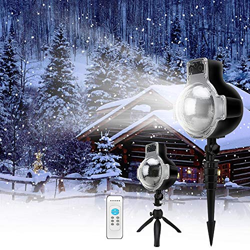 led snowfall projector