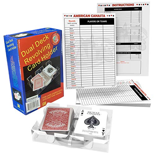 All7s Bundle - Canasta Bicycle Playing Cards Game Set That Includes 2 ...