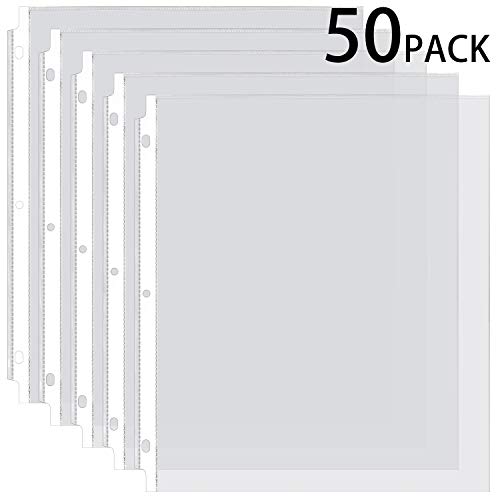clear binder sheets