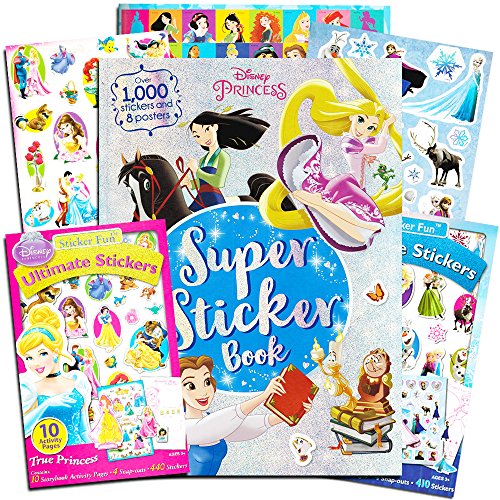 Disney Princess Sticker Activity Book Super Set -- 3 Disney Princess ...