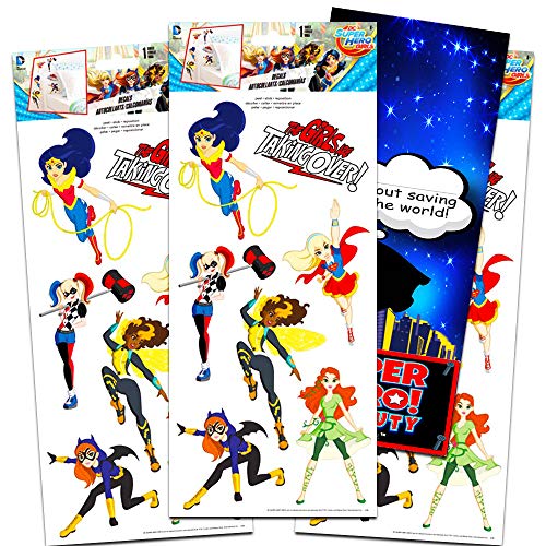 DC Comics DC Super Hero Girls Decals Bundle -- Over 20 Large Super Hero ...