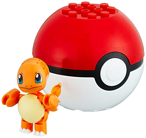 Mega Bloks Mega Construx GFC88 Pokemon Charmander Figure, Multicolor