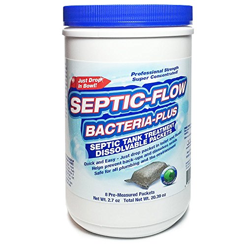 Septic Flow Bacteria-Plus Septic Saving Enzyme Packs| 8 Month Septic ...