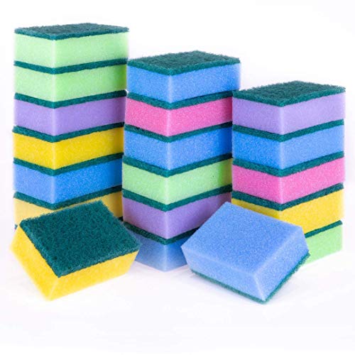 Santex Kitchen Cleaning Sponges Scrub Sponge! Longer Lasting Scrub ...